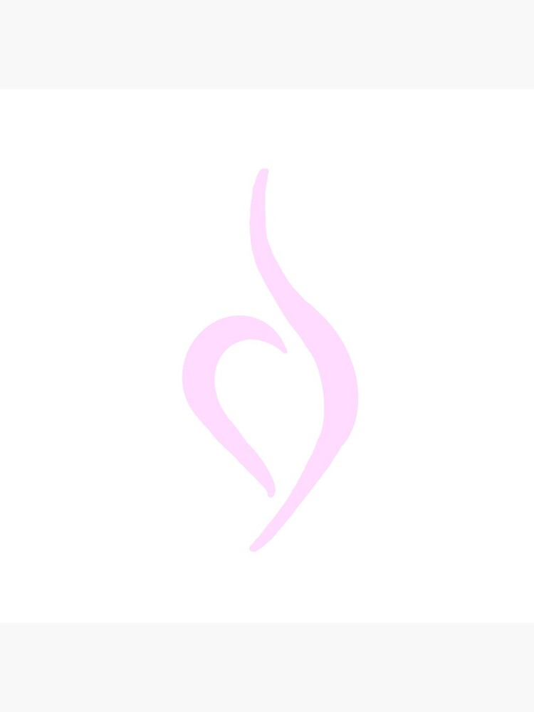 "NEDA Symbol - Light Pink" Art Print by kittyandbirdie | Redbubble