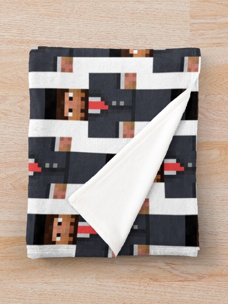 "Jschlatt Minecraft Skin" Throw Blanket for Sale by Slandxr | Redbubble
