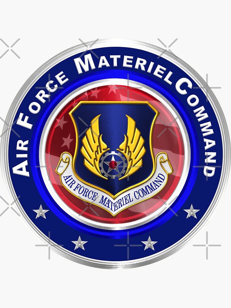 " Air Force Materiel Command Customized Design" Sticker by ...