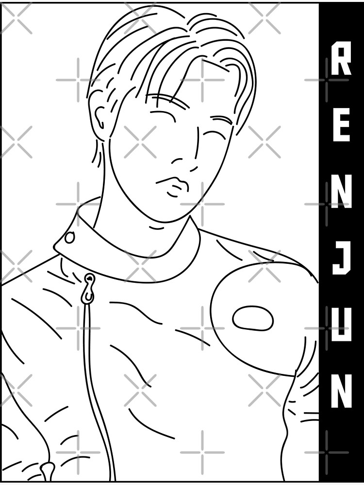 "Renjun NCT Dream NCT 2020 Resonance Drawing Art Fanmade" Sticker by ...