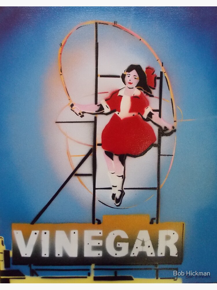 Skipping Girl Vinegar Sticker For Sale By Bobhickman Redbubble