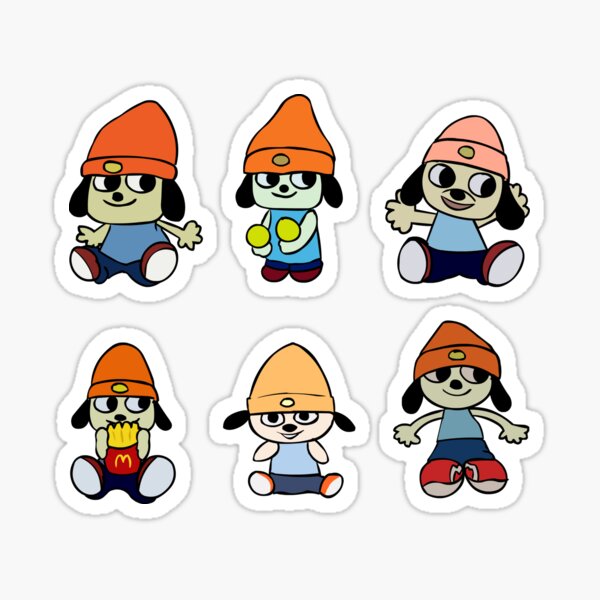 "Plushy Parappa Group [Sticker Pack]" Sticker for Sale by ThreedeiSHOP ...