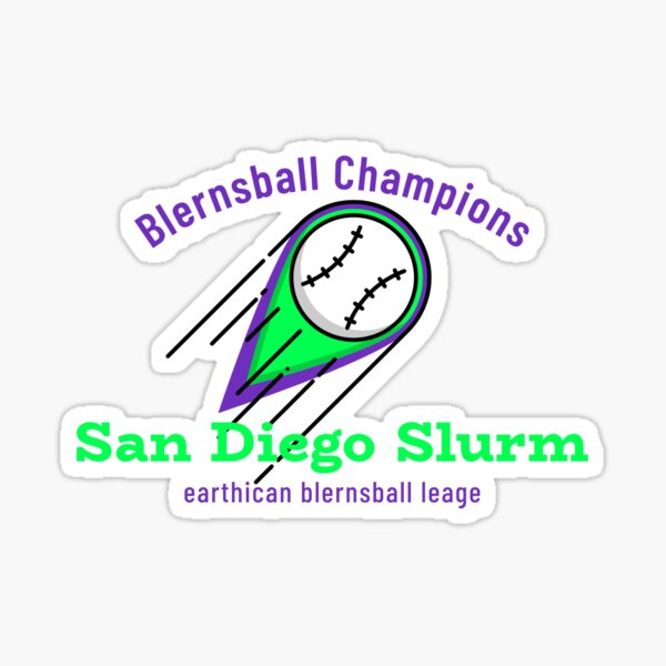 "San Diego Slurm" Sticker for Sale by Fishirts | Redbubble