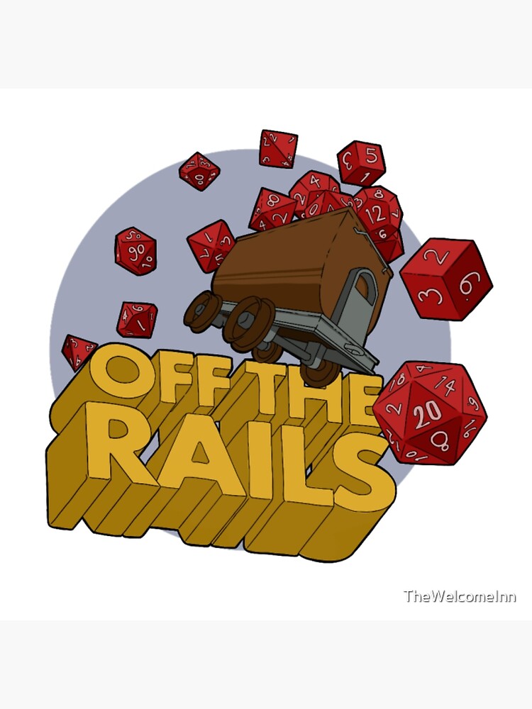 "Off the Rails Logo" Poster for Sale by TheWelcomeInn | Redbubble
