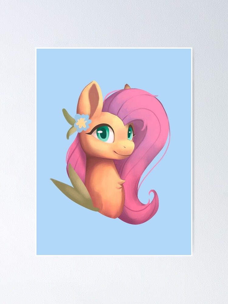"Fluttershy" Poster for Sale by Kusoazi | Redbubble
