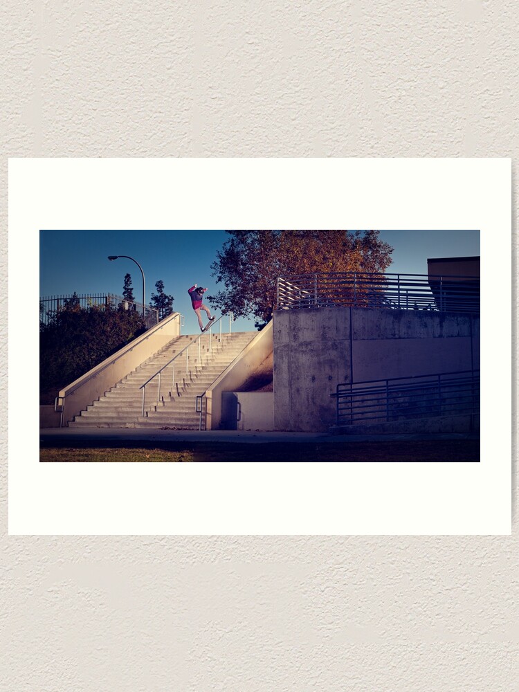 "Nyjah Huston - Nosegrind" Art Print for Sale by asmithphotos | Redbubble