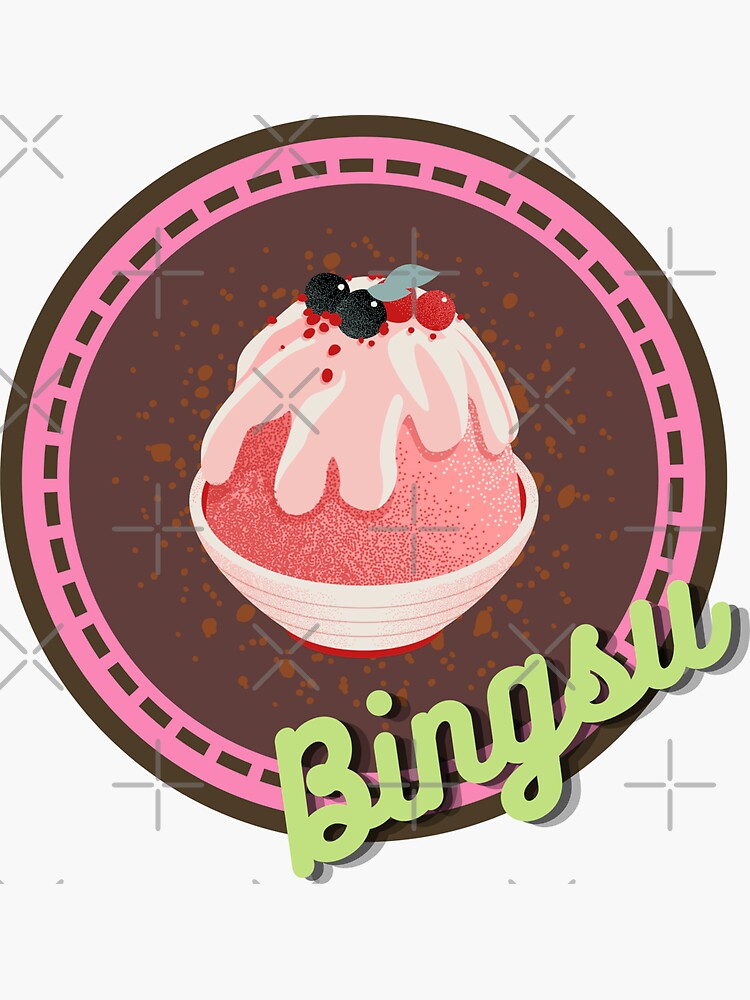 "Bingsu Korean Food Tshirt Tee Shirt Design Cute Funny Kawaii Graphic ...