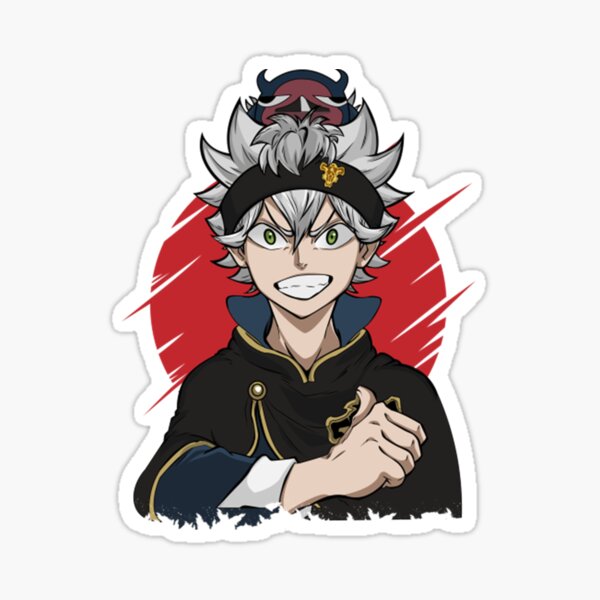 "Asta - Black Clover Anime" Sticker for Sale by BraxtonAbshire | Redbubble