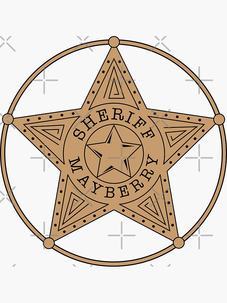 "Andy Griffith Show | Sheriff of Mayberry Classic TV" Sticker for Sale ...