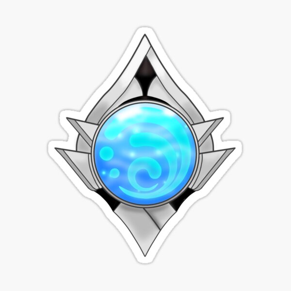 "Childe - Tartaglia Hyrdo Vision " Sticker for Sale by LunarLotusShop ...