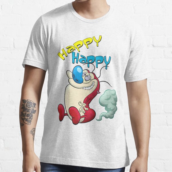 "Happy Happy Stimpy Gas" T-shirt for Sale by gtcdesign | Redbubble ...