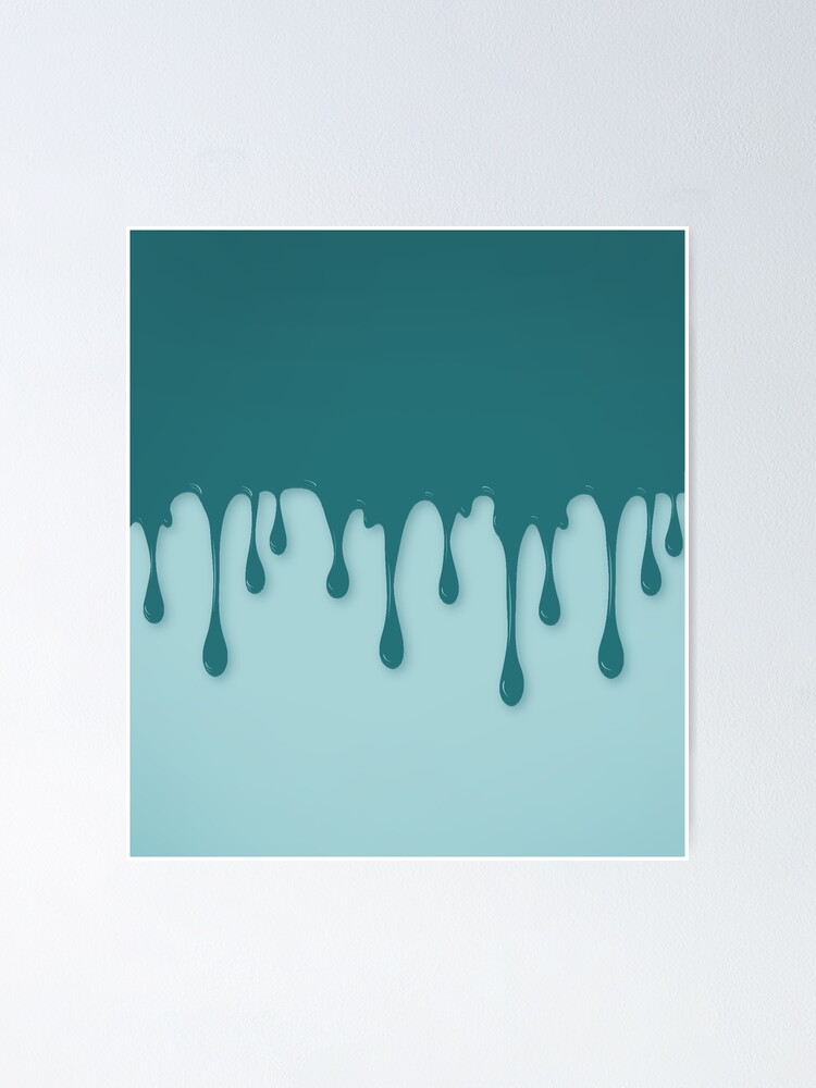 "Paint Drip" Poster for Sale by khansabinte4 | Redbubble