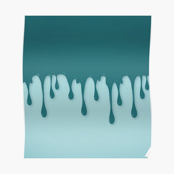 "Paint Drip" Poster for Sale by khansabinte4 | Redbubble