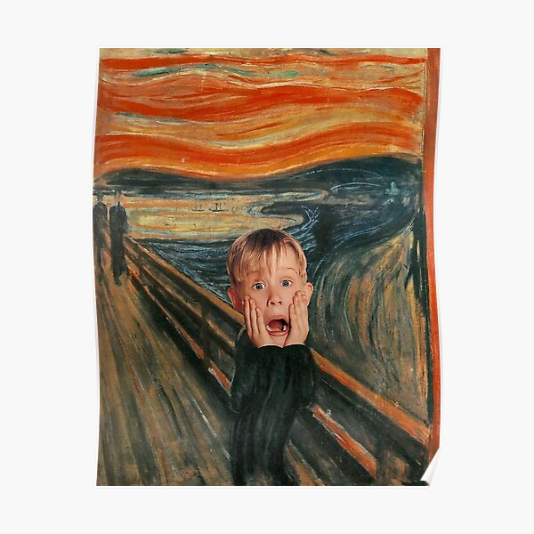 "The Scream - We Forget Kevin " Poster by monaghanjames | Redbubble