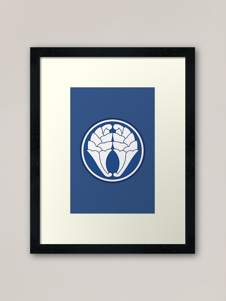 "Otomo Clan Kamon" Framed Art Print for Sale by Takeda-art | Redbubble