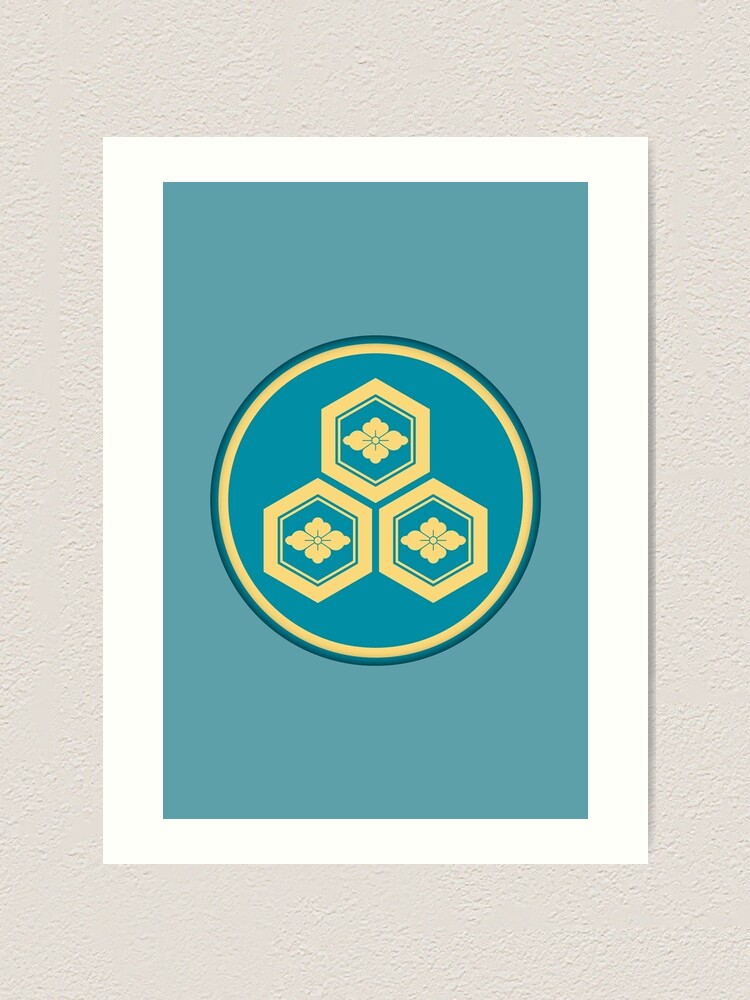 "Azai Clan Kamon" Art Print for Sale by Takeda-art | Redbubble