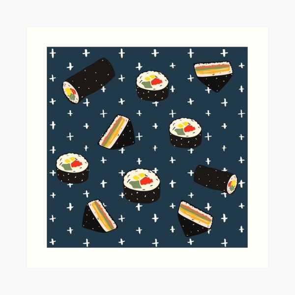 Kimbap Art Prints | Redbubble