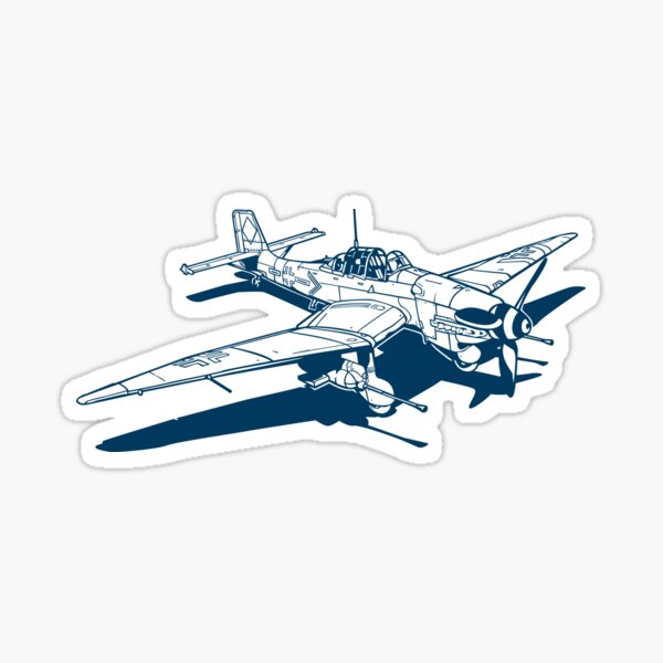 "Stuka Tank Buster" Sticker for Sale by b24flak | Redbubble