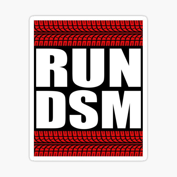 "RUN DSM sticker" Sticker by hoddynoddy | Redbubble