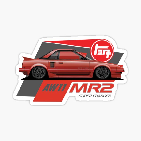 "AW11-001red (JDM)" Sticker for Sale by kanseigazou | Redbubble