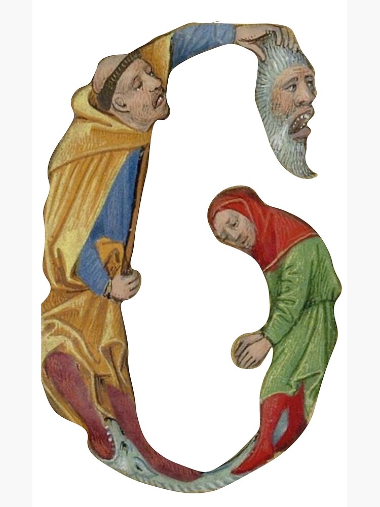 "Medieval letter G meme" Poster for Sale by ocd-dot | Redbubble