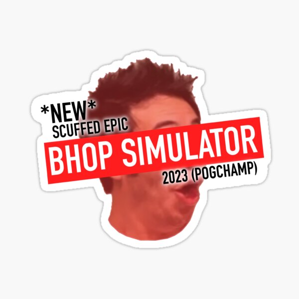 "NEW SCUFFED LOGO" Sticker by chrisshanaz | Redbubble