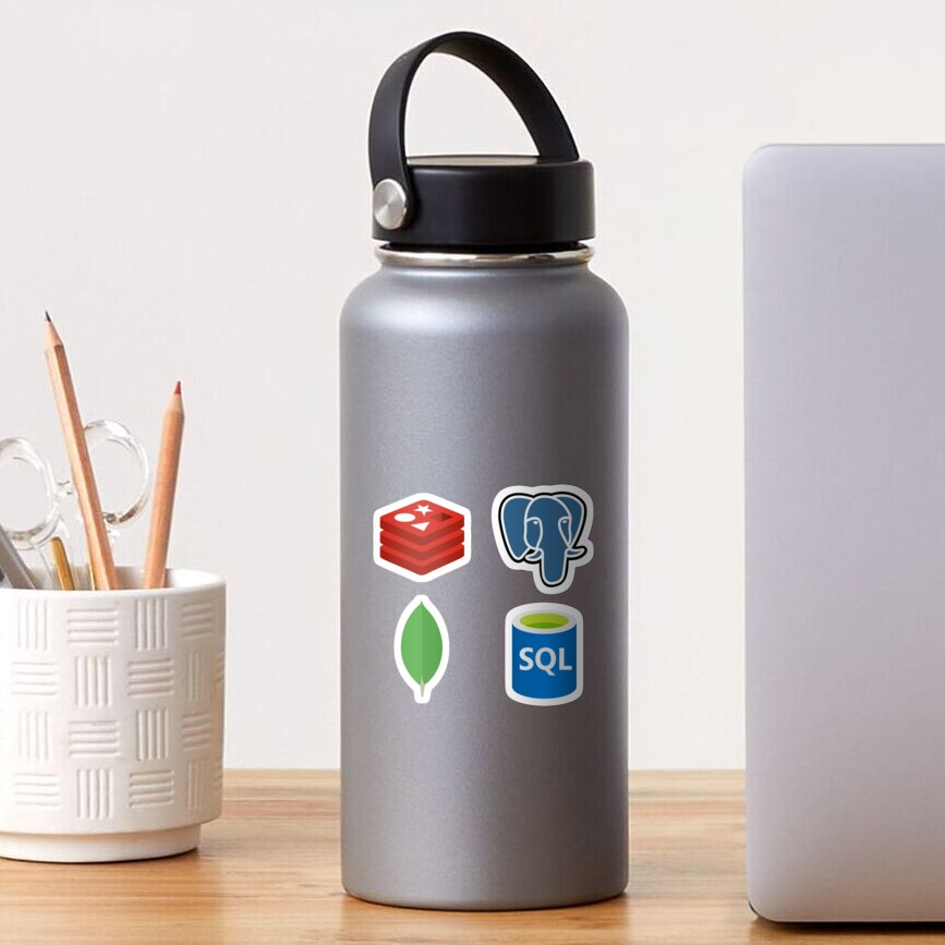 Database Admin Pack Mongodb Redis Sql Postgresql Sticker For