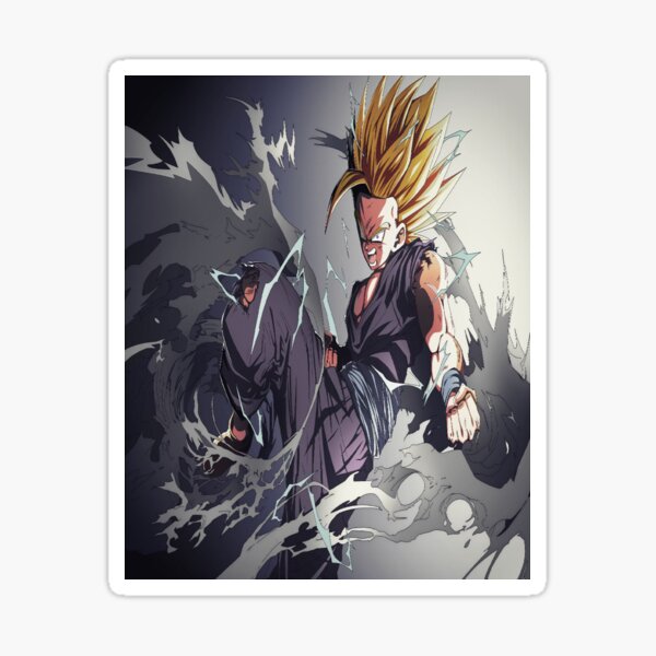 "Son Gohan SSJ2" Sticker for Sale by scream1212 | Redbubble