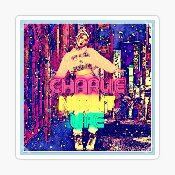 "Charlie Night Life Vintage" Sticker for Sale by Kadeda | Redbubble