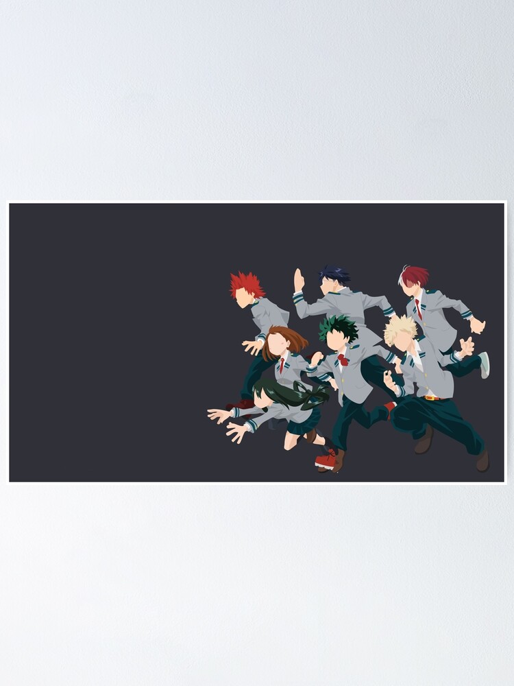 "My Hero Academia UA Class A" Poster for Sale by --Saucy-- | Redbubble