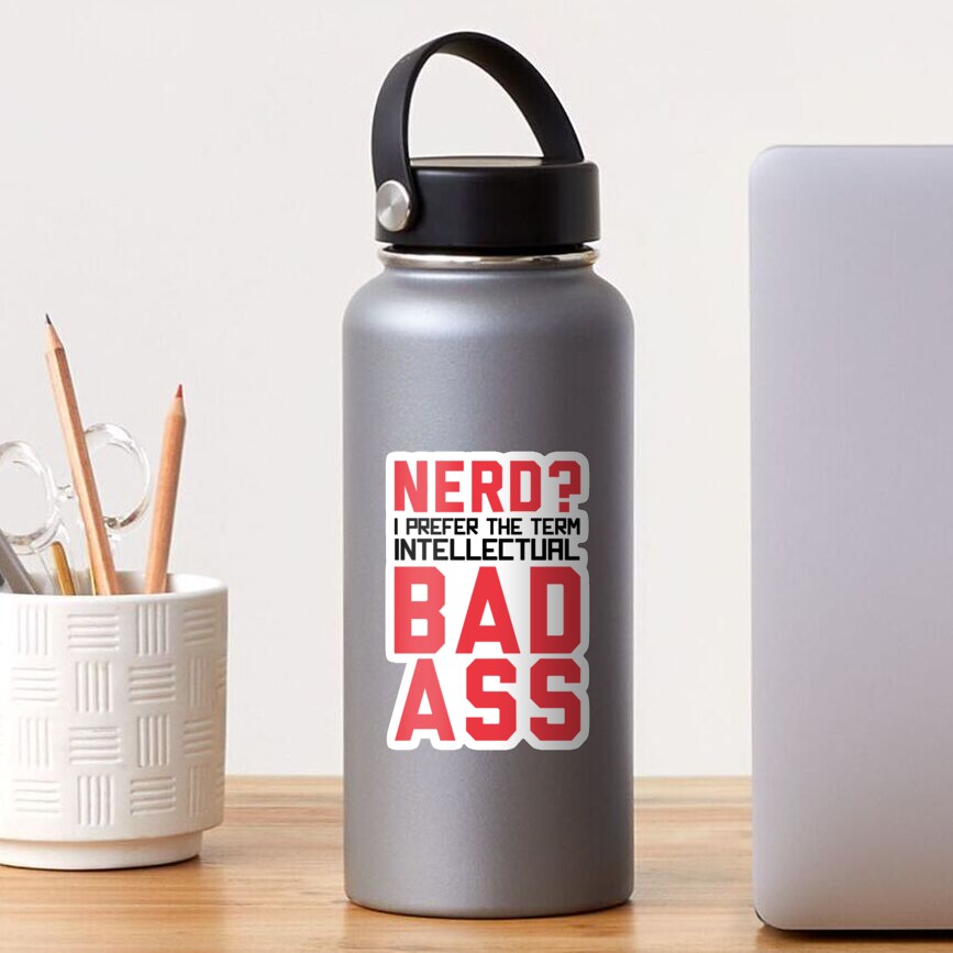 "Nerd?" Sticker for Sale by filiteo | Redbubble