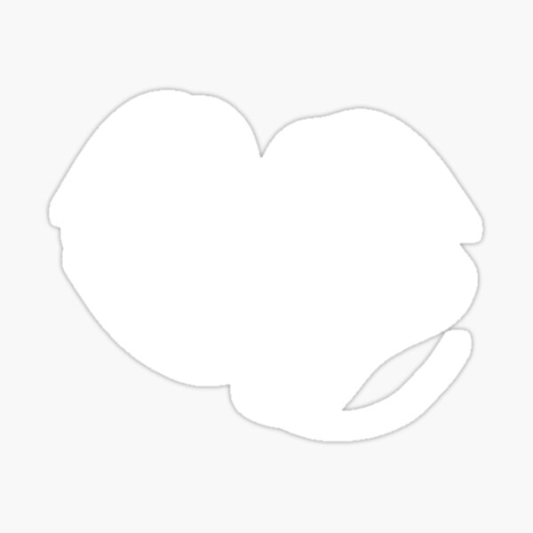 "line kiss" Sticker for Sale by monjadesign | Redbubble