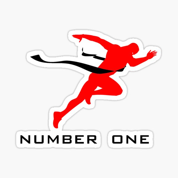 "number one" Sticker for Sale by SweetMoments | Redbubble
