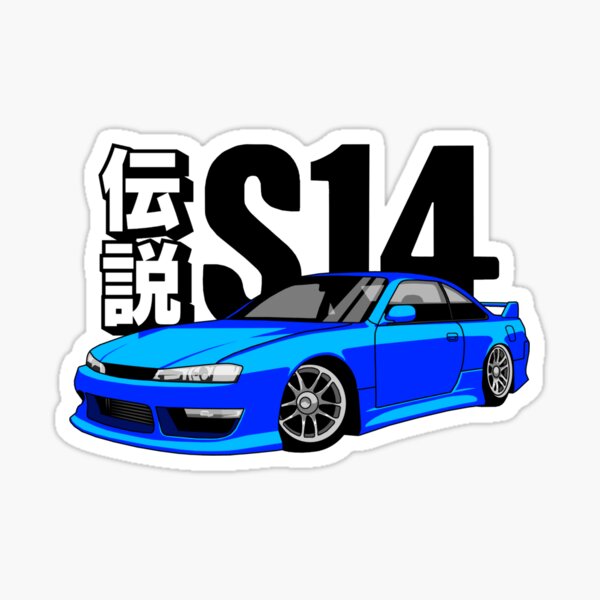 Sr20-forum decal sticker adhesive white and blue 8.5 inches x 2.25 b13 ...