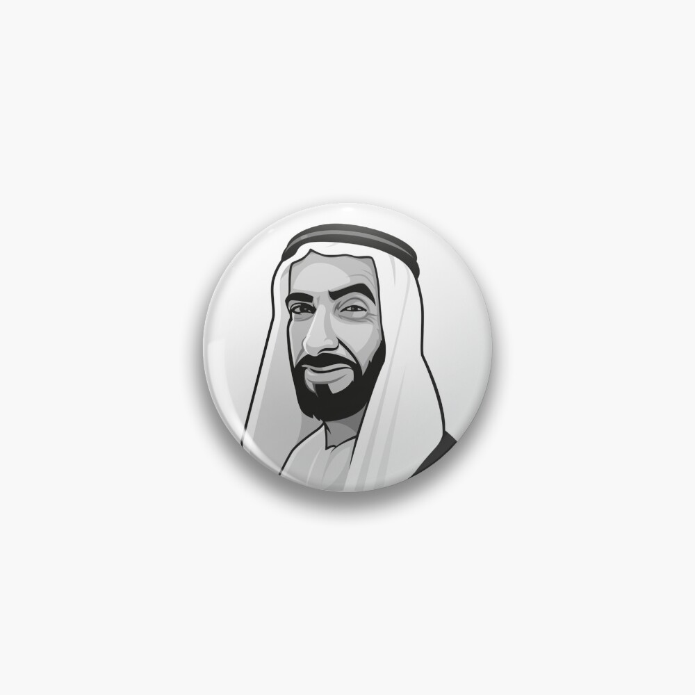 "SHEIKH ZAYED UAE FOUNDING LEADER" Sticker for Sale by Go-Shopty ...