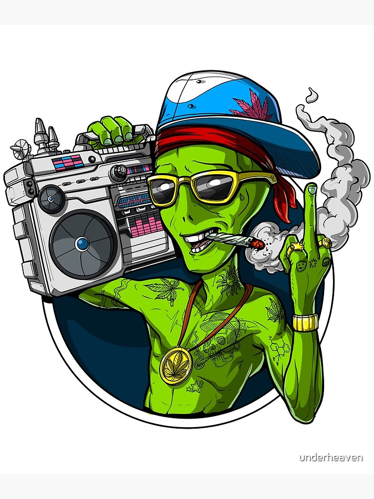 Middle finger alien drawing - mattersquest