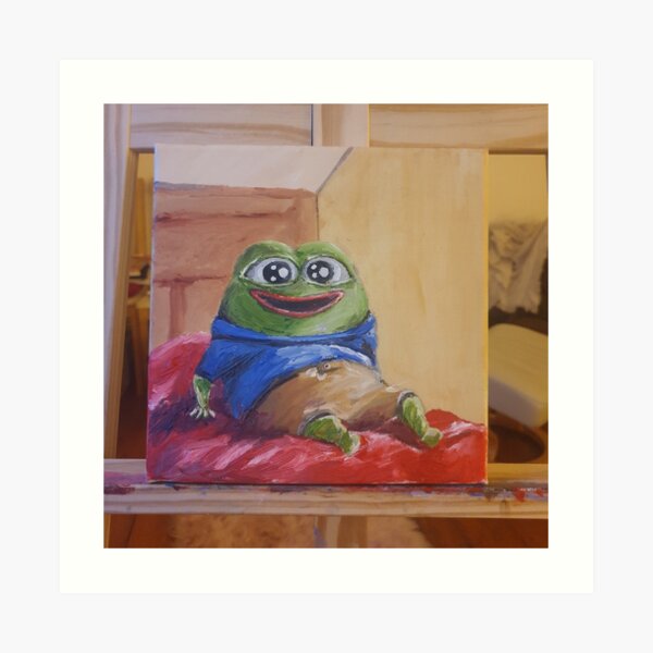 "peepo picture" Art Print for Sale by flourpacket | Redbubble