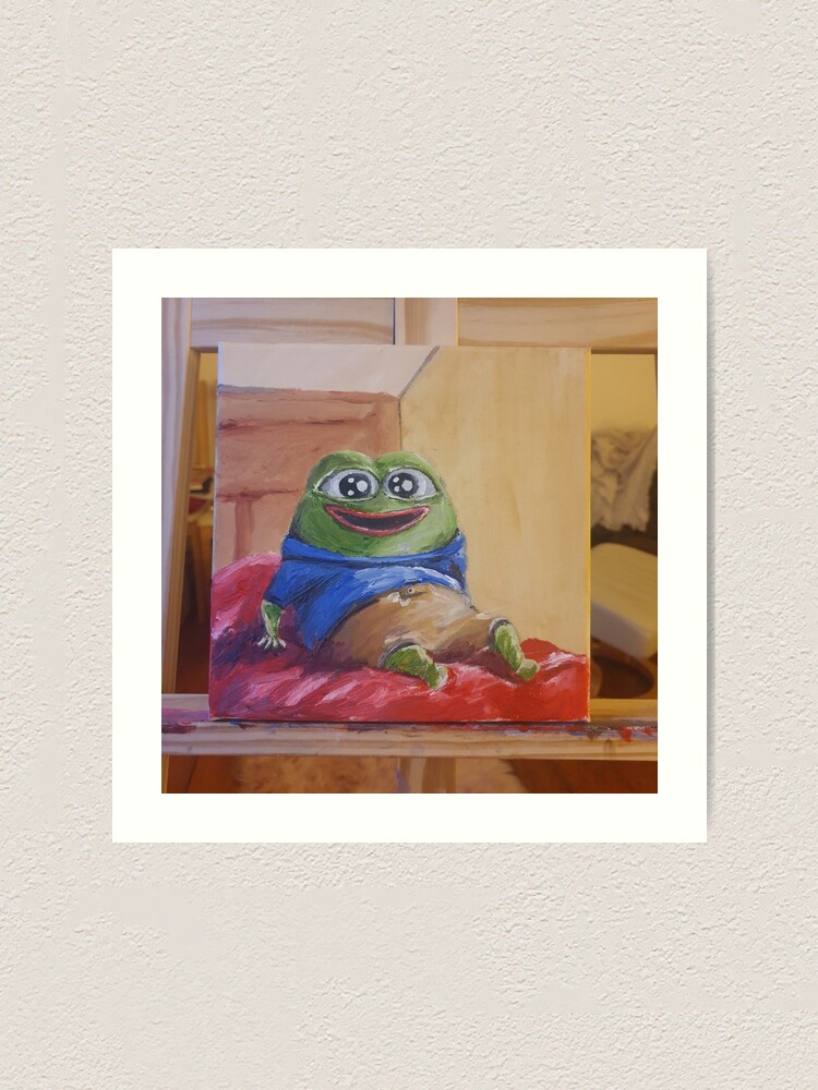 "peepo picture" Art Print for Sale by flourpacket | Redbubble