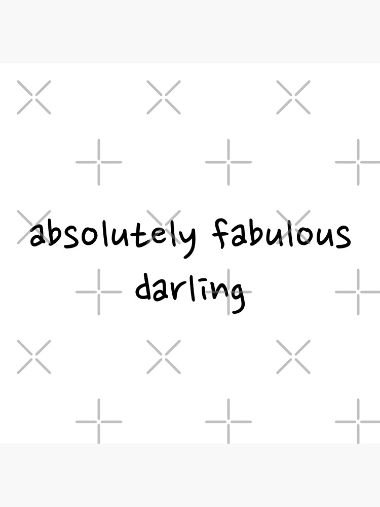 "absolutely fabulous darling simpe logo" Art Print by BrianaT-shirts ...