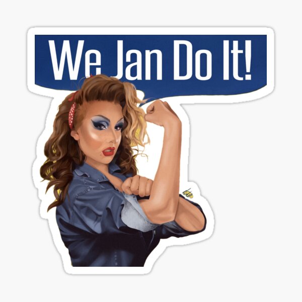 "we Jan do it!" Sticker for Sale by BibleAndABeer | Redbubble