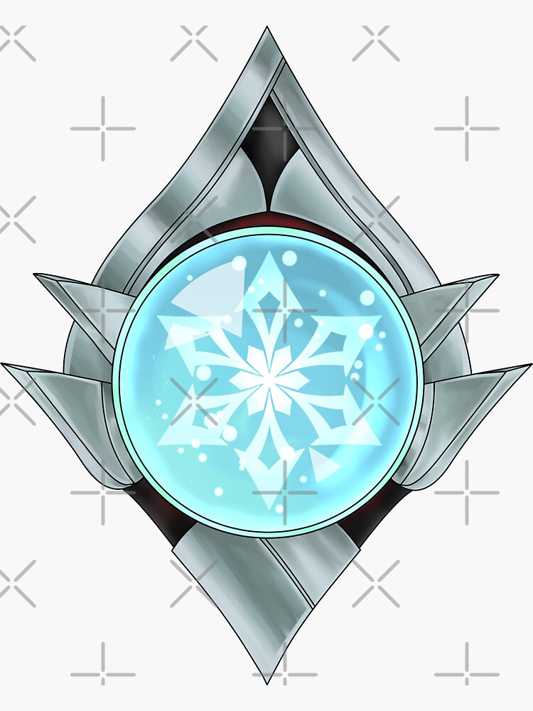 "Snezhnaya Cryo Vision" Sticker for Sale by chaiimu | Redbubble