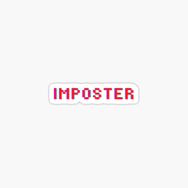 "among us imposter" Sticker for Sale by CGArtwork | Redbubble