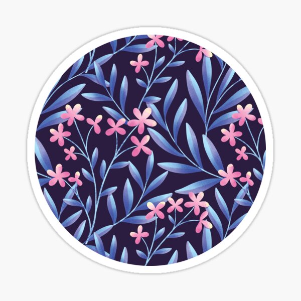 "Night garden" Sticker for Sale by danielaiga | Redbubble