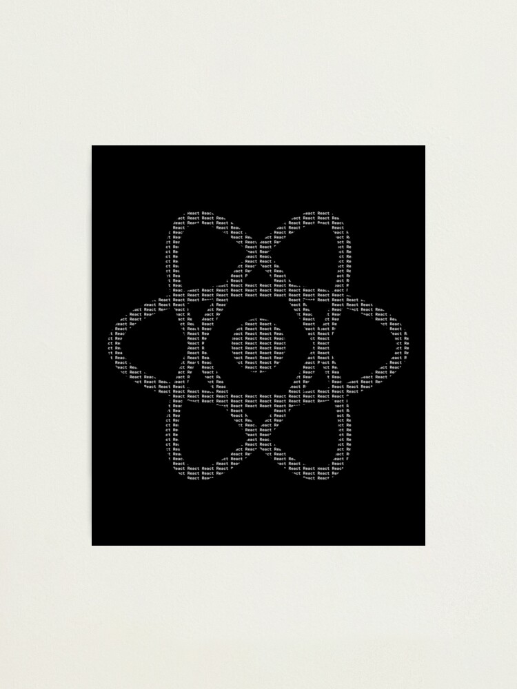"React Logo" Photographic Print for Sale by MrDrajan | Redbubble