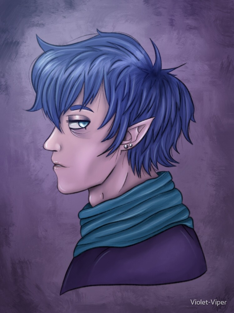 "Vampire Profile" Poster for Sale by Violet-Viper | Redbubble