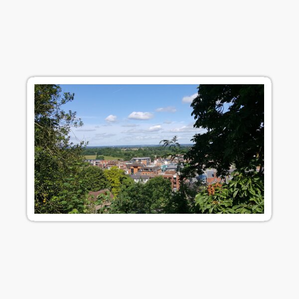 "English Countryside Town" Sticker for Sale by RotondoArt | Redbubble