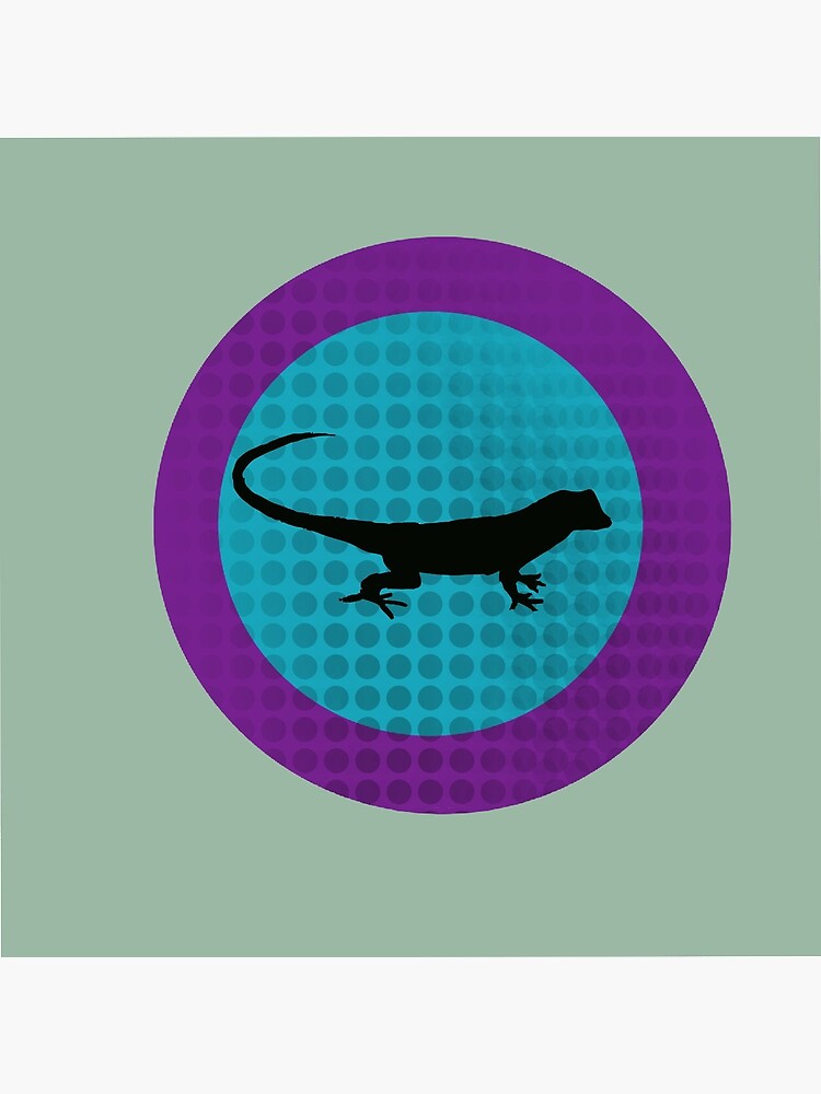 "Skinny Lizard Circle Spot Design" Photographic Print by SkinnyLizard ...