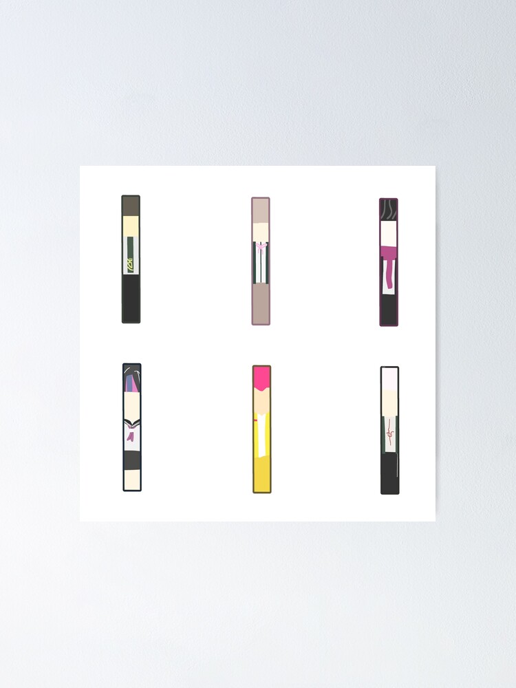 "Minimalist SDR2 Characters" Poster by myiuksa | Redbubble