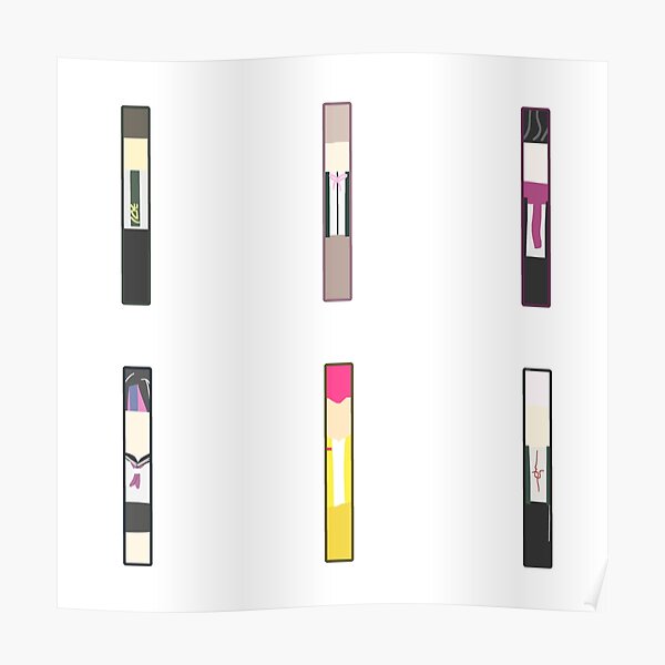 "Minimalist SDR2 Characters" Poster by myiuksa | Redbubble