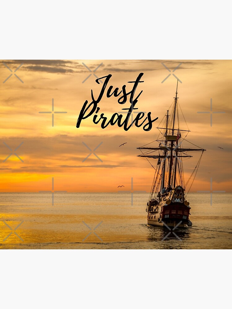 "#9- Just Pirates. Caribbean lagoon - Kook Art" Art Print by KookArt ...